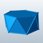 Hexagonal prism v1 Free 3D Model - .obj .stl - Free3D
