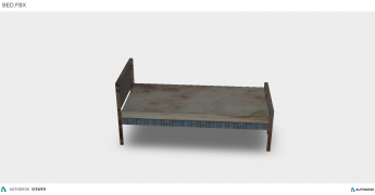 BED SIMPLE Free 3D Model - .fbx - Free3D