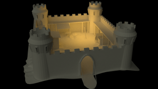 Medieval fortress Free 3D Model - .blend - Free3D