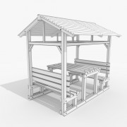 Garden Bench Free 3D Model - .blend - Free3D