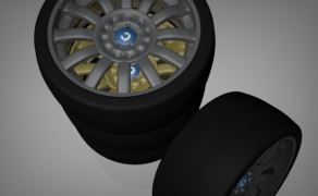 Racing Wheel 003 Free 3D Model - .obj .c4d - Free3D