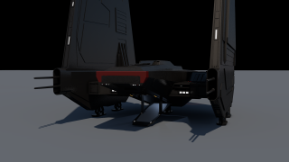 Kylo Ren Command Shuttle Free 3D Model - .obj .c4d .skp - Free3D
