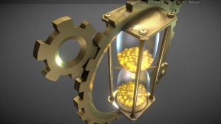 Hourglass Clockwork Animation Free 3D Model - .blend - Free3D