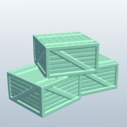 Stack of3WoodenCrates V3 Free 3D Model - .obj .stl - Free3D