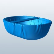 PontoonBoat V1 Free 3D Model - .obj .stl - Free3D