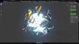 Placeholder Cube Version 1 Free 3D Model - .fbx . .stl .ply .obj .blend ...