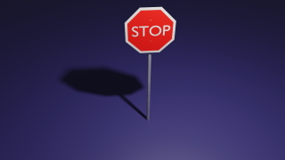 Stop sign Free 3D Model - .fbx - Free3D