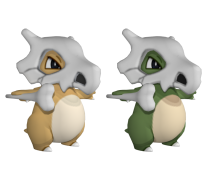 Cubone (Pokemon) Free 3D Model - .dae .fbx - Free3D