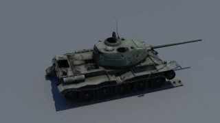 Prototype T-44-85 Free 3D Model - .obj .max .dds - Free3D