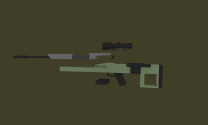 Low poly Sniper Free 3D Model - .blend .fbx - Free3D