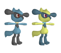 Riolu (Pokemon) Free 3D Model - .dae .fbx - Free3D