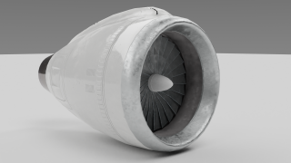 Airplane Engine (Game Ready) Free 3D Model - .fbx .blend .obj - Free3D