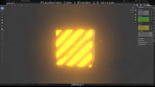 Placeholder Cube Version 1 Free 3D Model - .fbx . .stl .ply .obj .blend ...