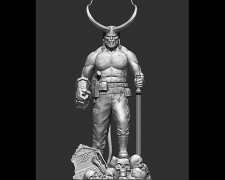 Punch fist HellBoy Free 3D Model - .stl - Free3D