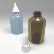 Eye Drop Free 3D Model - .3ds .obj .blend .mtl - Free3D