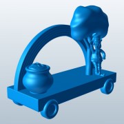 Pot of Gold v1 Free 3D Model - .obj .stl - Free3D