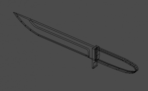Knife #3 Free 3D Model - .3ds .obj .dae .blend .fbx - Free3D