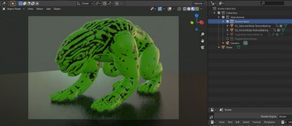 Alien Animal Update in Blender-2.8x Free 3D Model - .blend .unity .obj ...