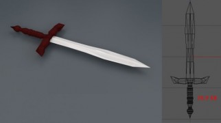Lowpoly Sword Models Free 3D Models download - Free3D