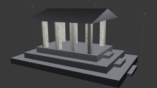 Temple Free 3D Model - .obj .dae .blend .fbx - Free3D