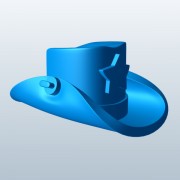Cowboy Hat v1 Free 3D Model - .obj .stl - Free3D