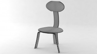 Simple wood Chair Free 3D Model - .max .obj .fbx - Free3D