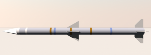 AIM-120D-Rakete Kostenloses 3D-Modell - .obj .mtl - Free3D