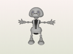 Robot Free 3D Model - .3ds .obj .blend .fbx .mtl - Free3D
