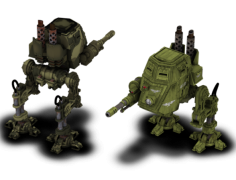 Sentinel imperial guard warhammer 40k Free 3D Model - .obj .sldasm - Free3D