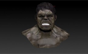 Hulk Face sculpt Free 3D Model - .obj - Free3D