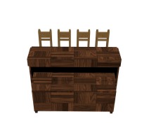 Bar Chairs And Table Free 3D Model - .blend .fbx .obj - Free3D