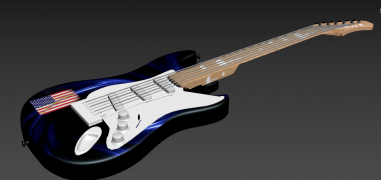Guitar Electric Free 3D Model - .fbx - Free3D