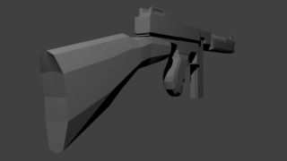 Tommy Guns Gun Free 3D Models Blender - .blend download - Free3D