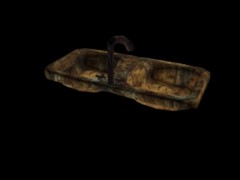 Old rusty sink Free 3D Model - .fbx - Free3D