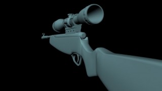 Air Rifle Free 3D Model - .ma .mb - Free3D