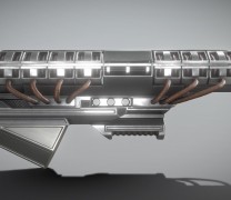 Railgun Prototype Free 3D Model - . .x3d .x .wrl .stl .raw .ply .obj ...