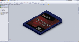 SD Card Free 3D Model - .obj .mtl - Free3D