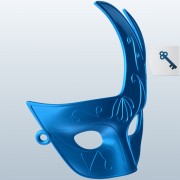 Diavolo Mask v1 Free 3D Model - .obj .stl - Free3D