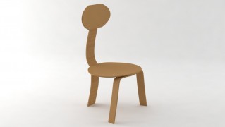 Simple wood Chair Free 3D Model - .max .obj .fbx - Free3D